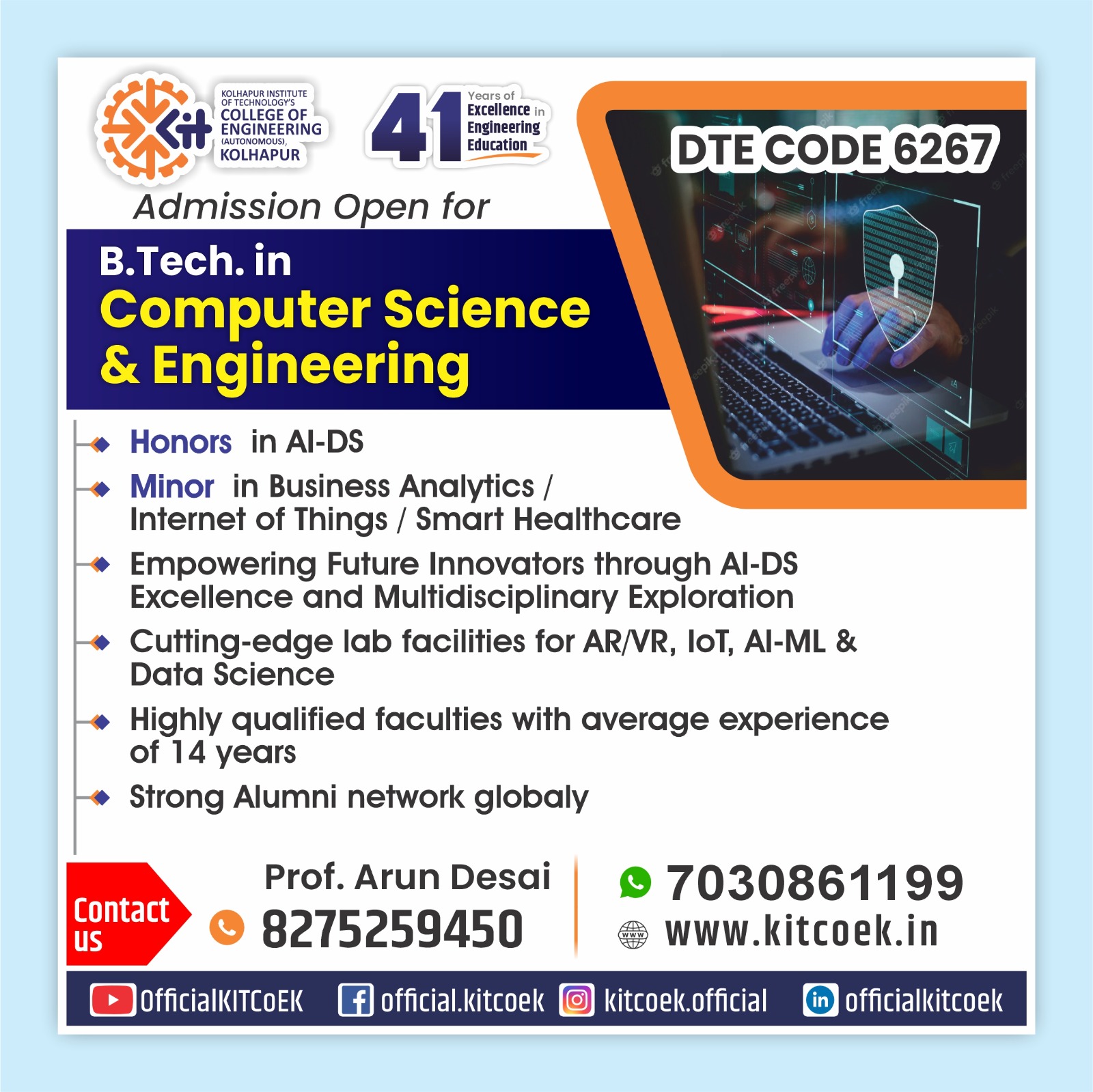 Best CSE College in Kolhapur| Best Computer Science Engineering in Kolhapur|College BTech CSE in ...