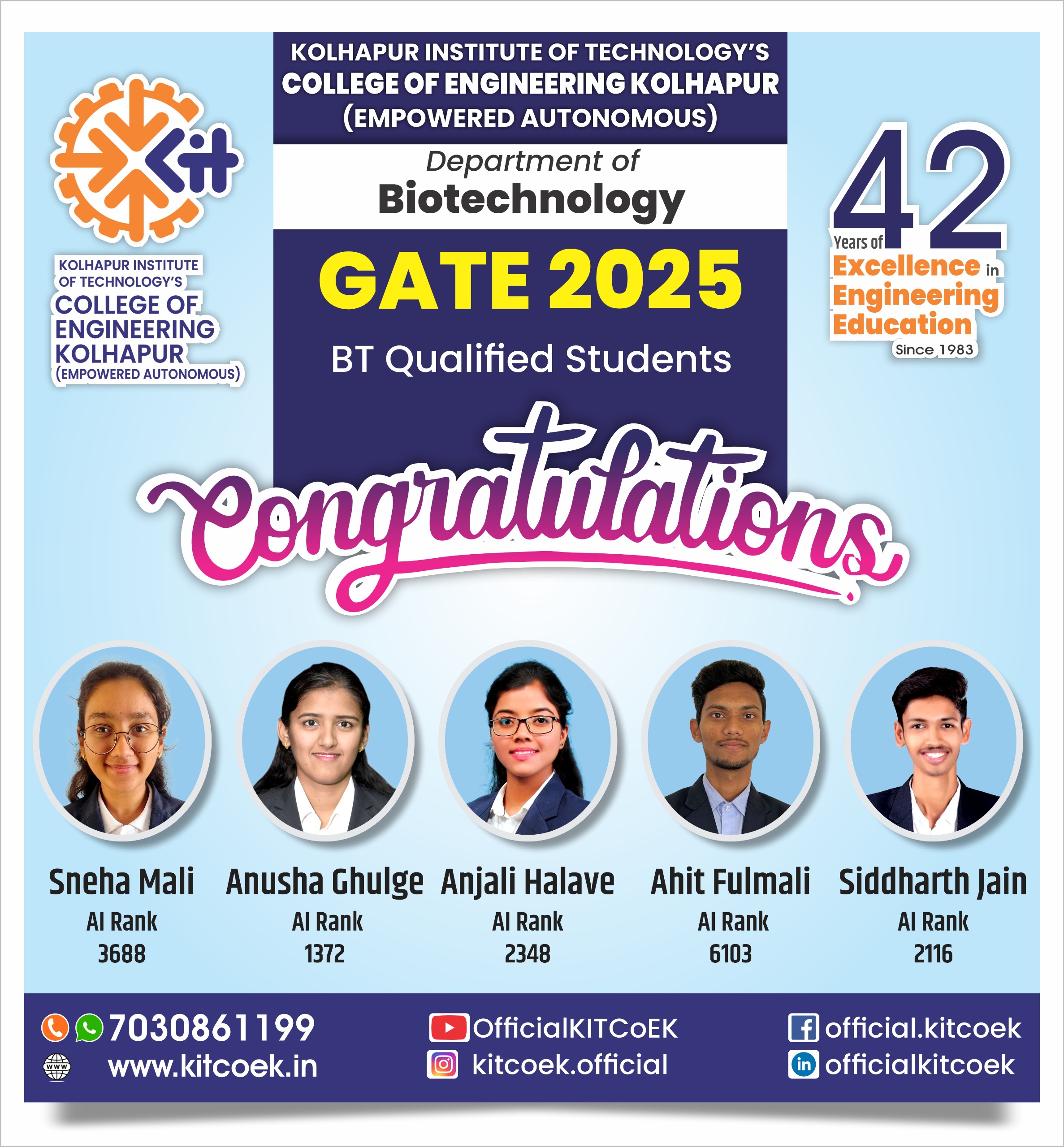 Best Biotechnology Engineering College in Kolhapur| BTech in Biotechnology Engineering Kolhapur ...